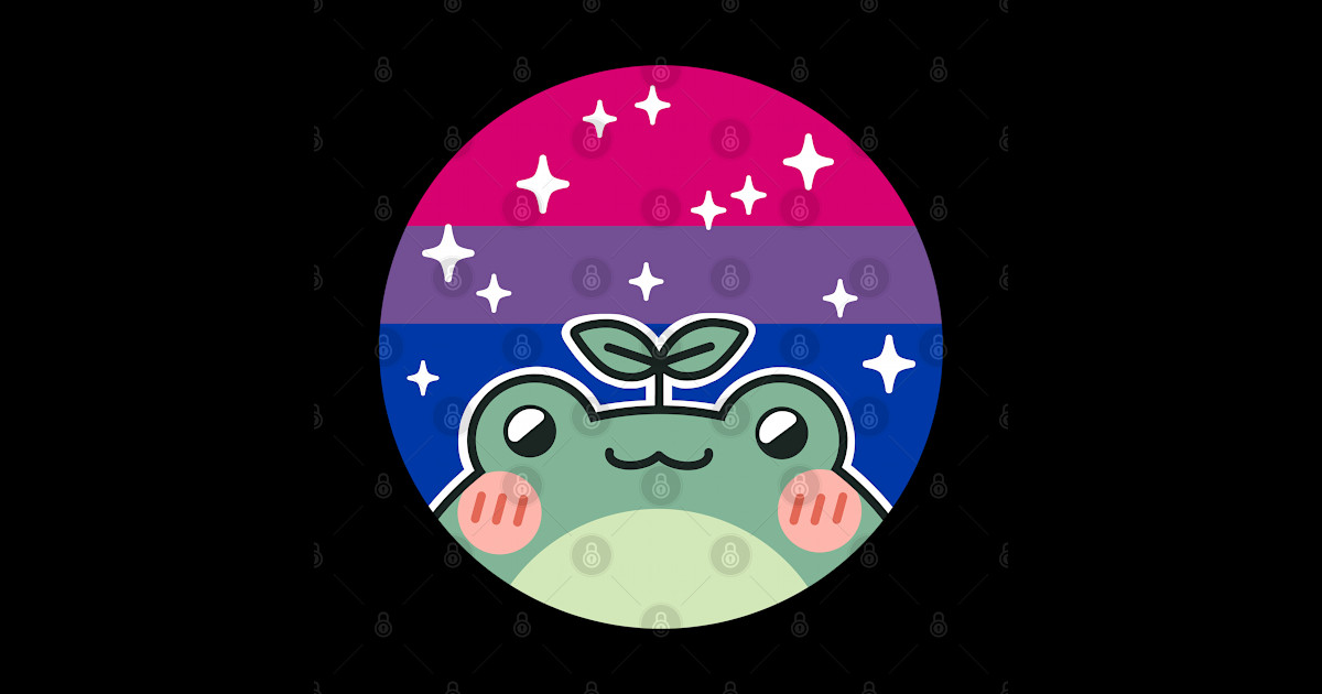 Bisexual Pride Frog | LGBTQ Flag - Lgbtq - Sticker | TeePublic