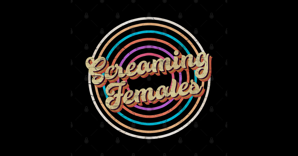 vintage circle line color Screaming Females - Screaming Females ...