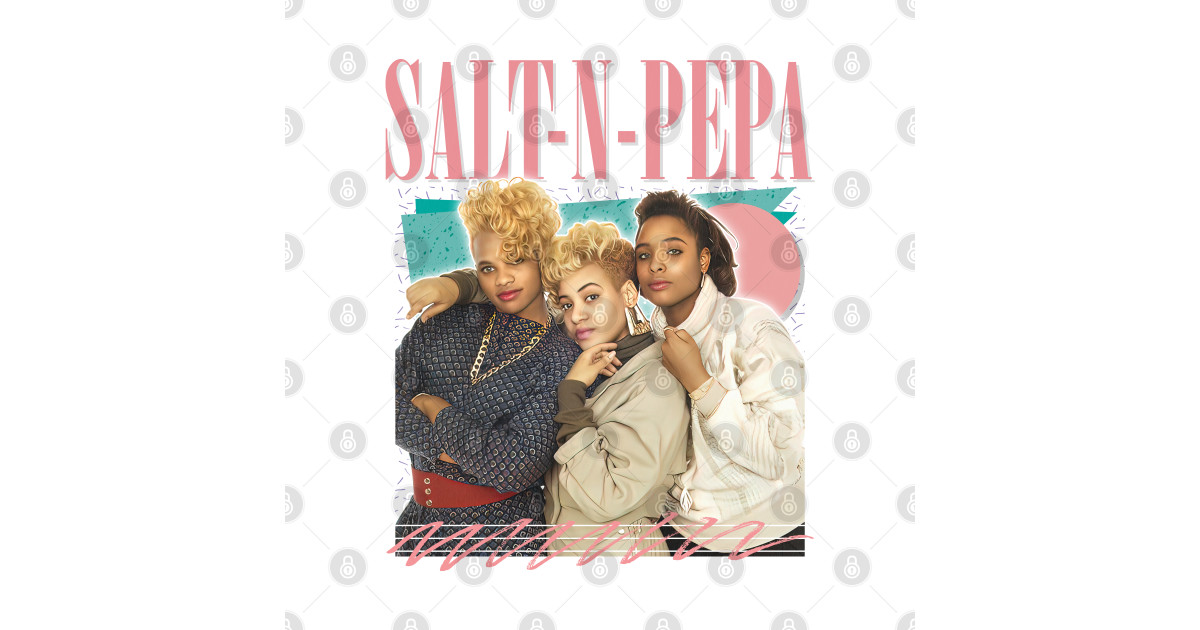 Salt N Pepa / 80s Aesthetic Design - Salt N Pepa - T-Shirt | TeePublic