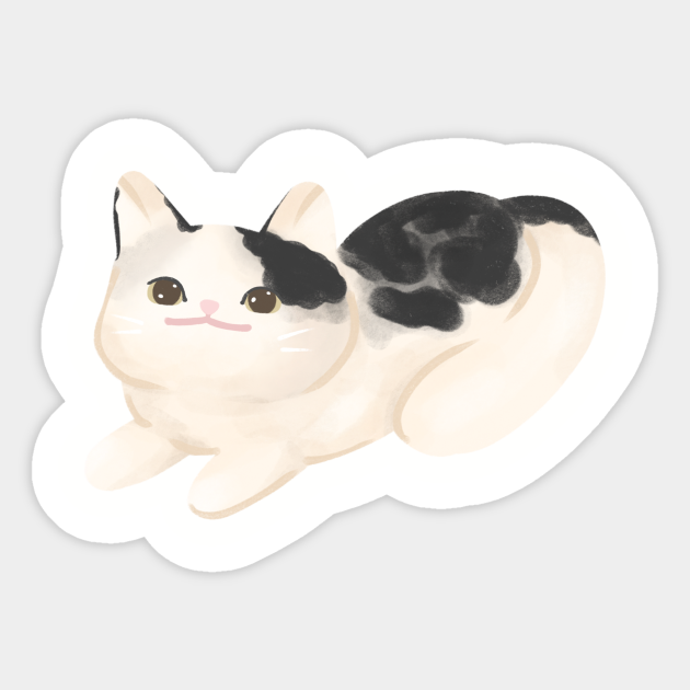 Polite cat meme - Polite Cat - Sticker | TeePublic