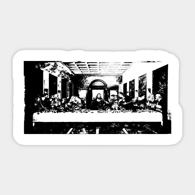 The Last Supper - Christian - Sticker | TeePublic