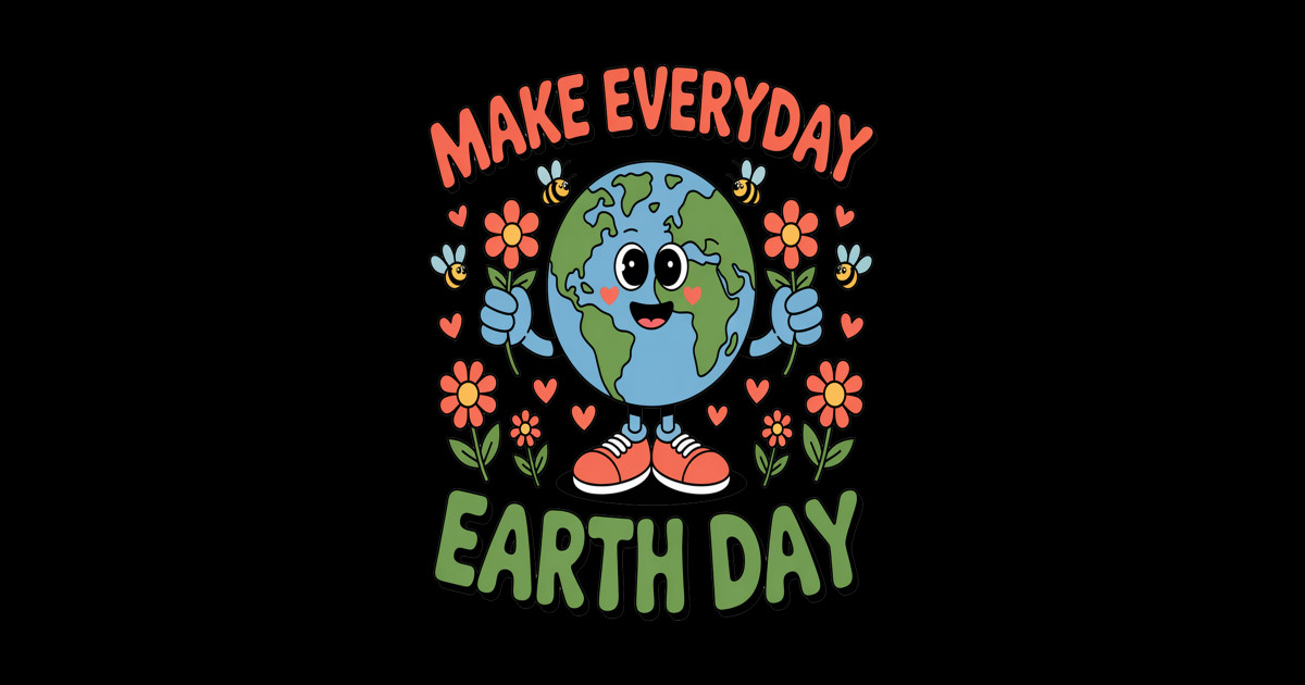 Make Every Day Earth Day Save Planet Environmental Earth Day - Make ...