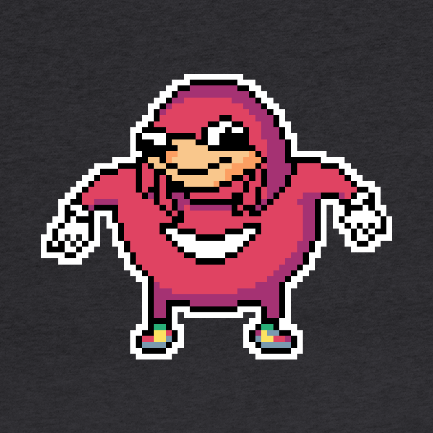 Pixel Uganda Knuckles - Knuckles - Crewneck Sweatshirt | TeePublic
