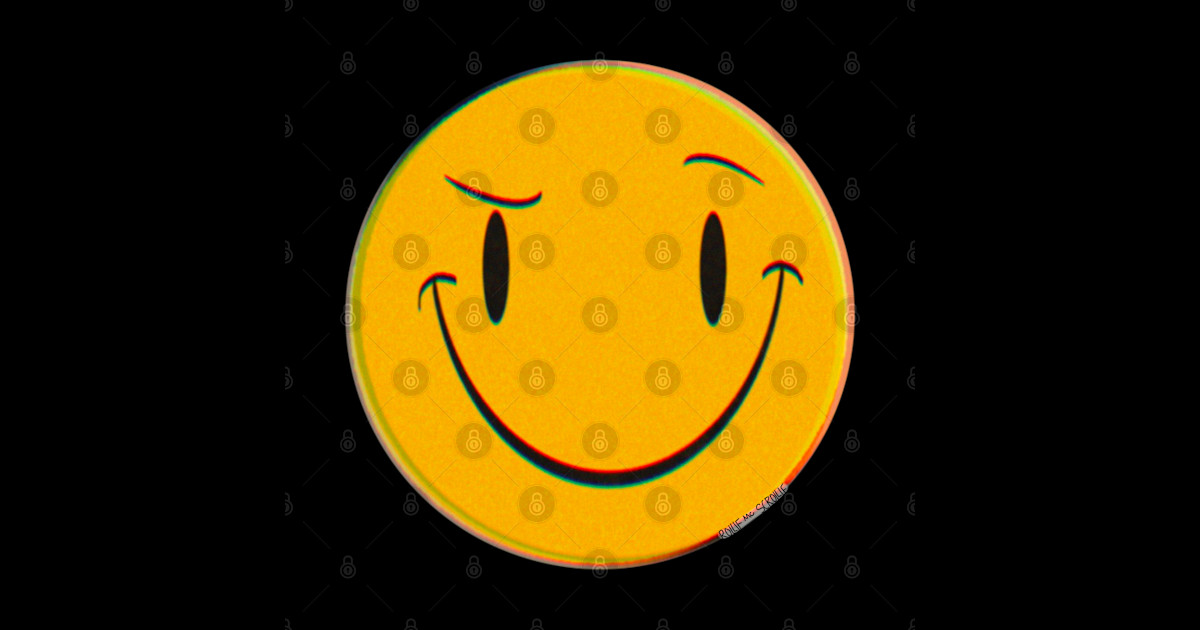 Yellow Smiley Face - Smiley Face - Sticker | TeePublic
