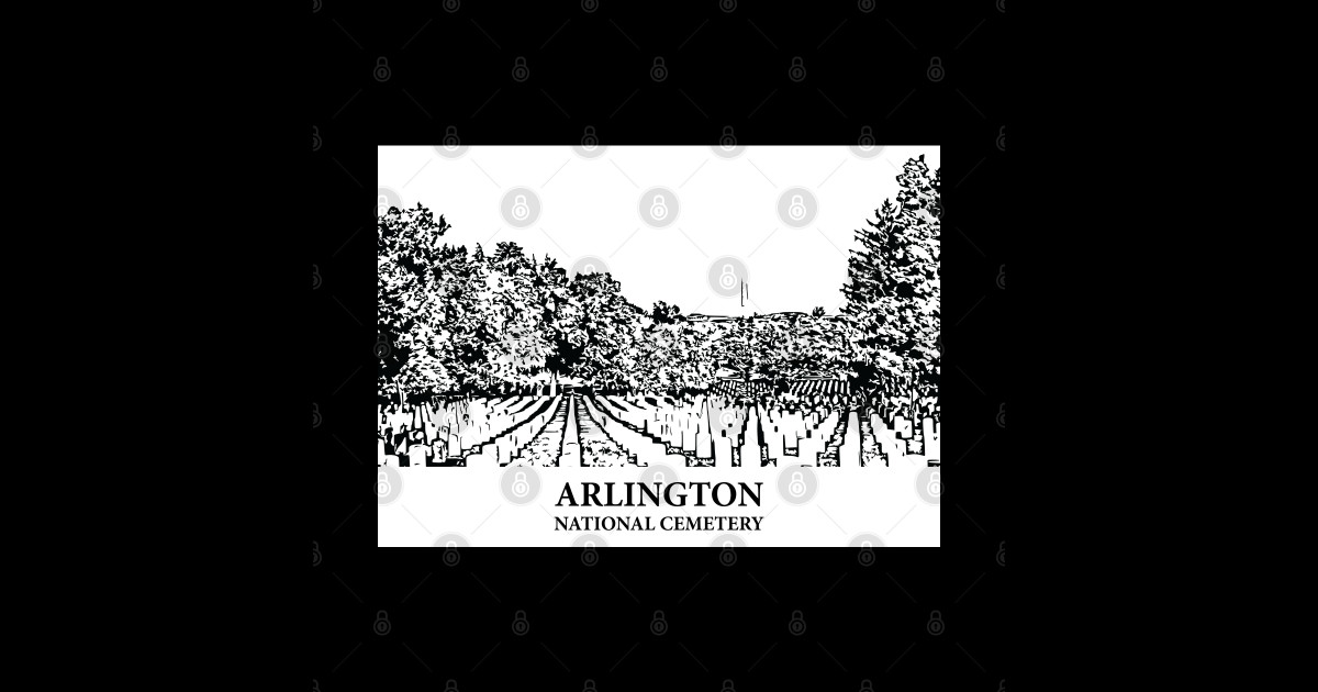 Arlington National Cemetery - Arlington National Cemetery - Sticker ...