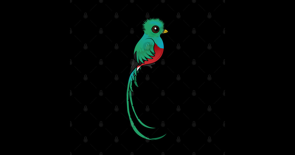 Birdorable Resplendent Quetzal - Bird - Sticker | TeePublic