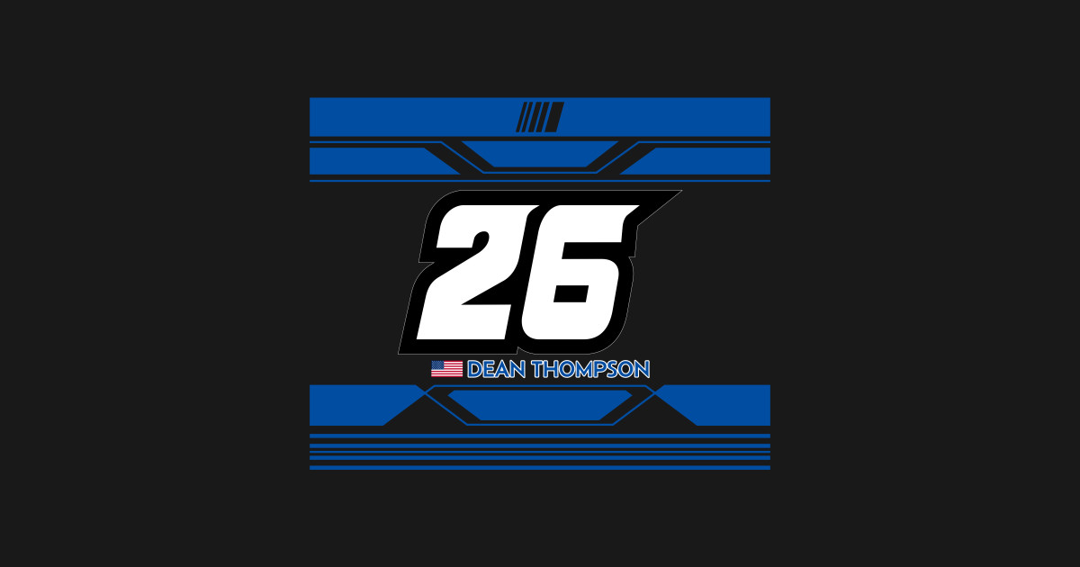 Dean Thompson #26 2025 NASCAR Graphic Design Art - Dean Thompson - T ...
