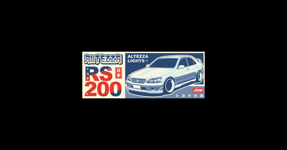 Toyota Altezza RS200 - Toyota Altezza - Sticker | TeePublic