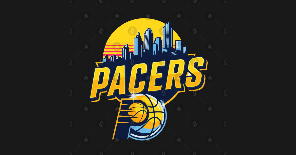 Indiana Pacers Logo - Indiana Pacers Logo - T-Shirt | TeePublic