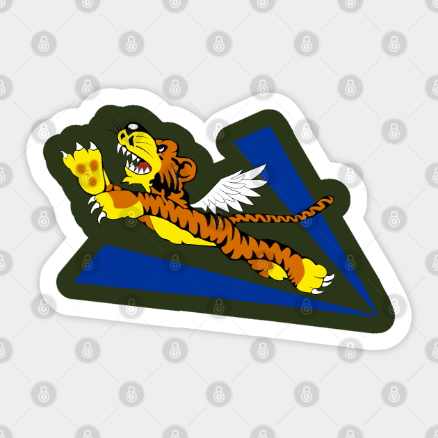 Flying Tiger - Flying Tigers - Sticker | TeePublic