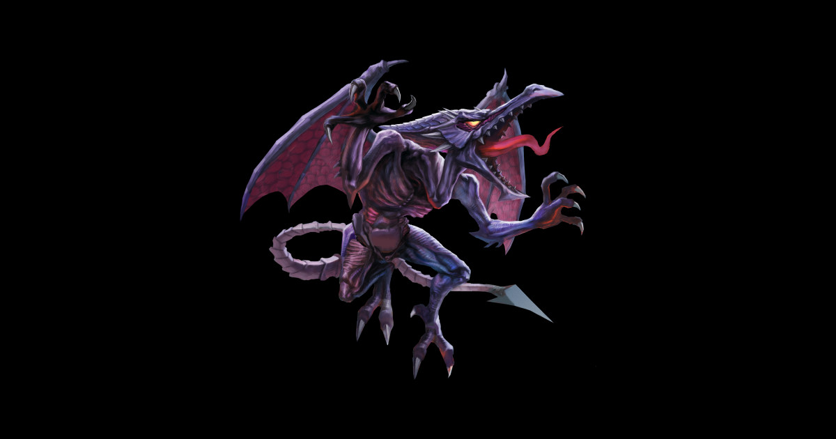 Ridley Banner SSBU Artwork - Ridley - Sticker | TeePublic
