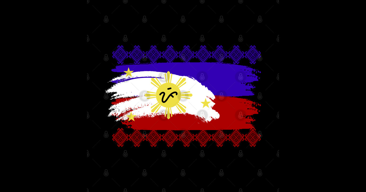 Phil.Flag / Baybayin word PI (Pilipinas) - Philippines Flag Proud ...