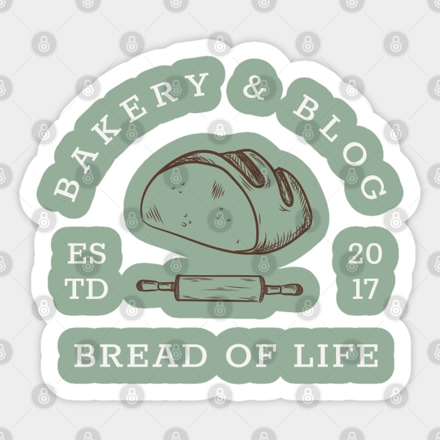 Bread of Life Bakery & Blog | Brown & White Logo - Bread Of Life ...