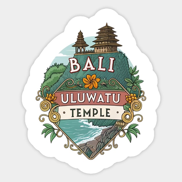 BALI Uluwatu Temple - Bali - Sticker | TeePublic