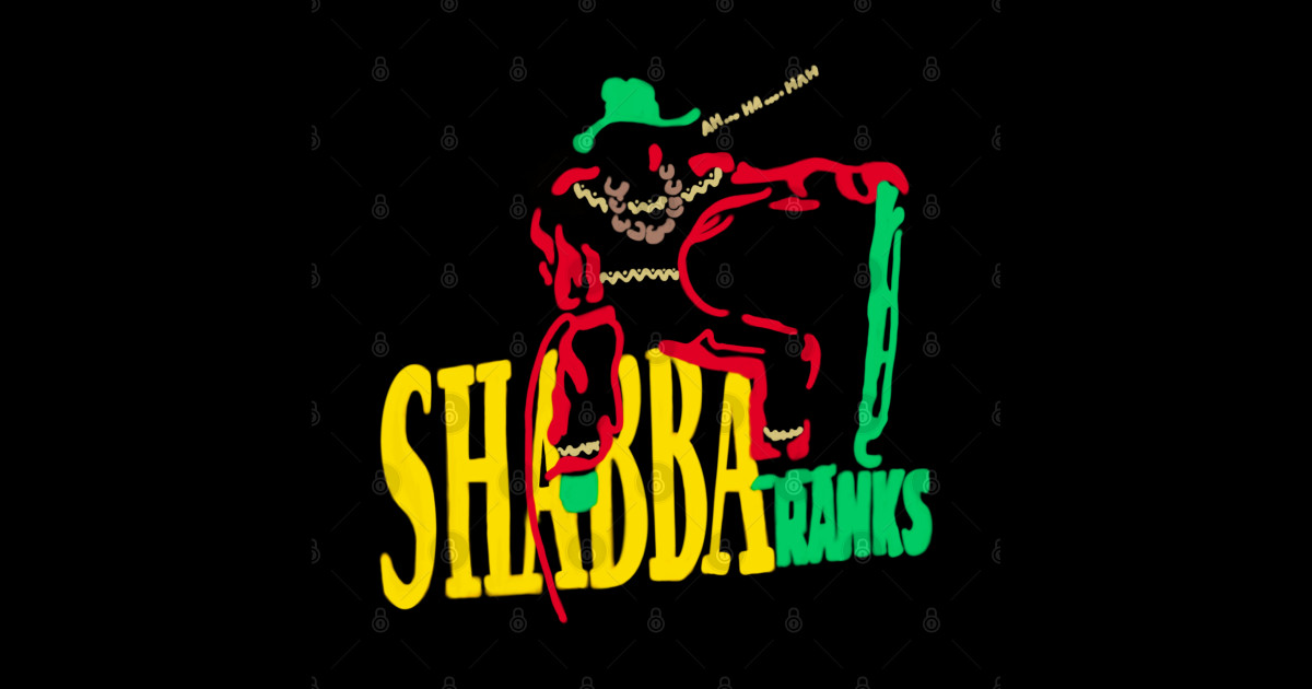 Shabba Ranks 90s Jamaican - Shabba Ranks - Posters and Art Prints ...