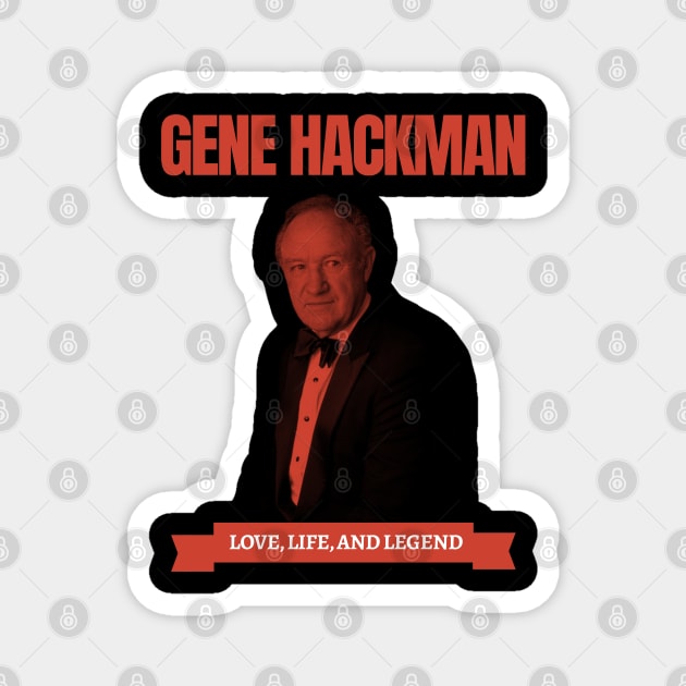 Gene Hackman / Retro Style - Gene Hackman - Magnet | TeePublic