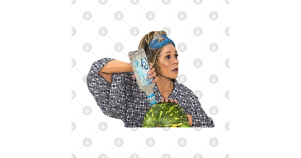 Grace Hanson Cooking Watermelon and Vodka - Grace And Frankie - T-Shirt ...