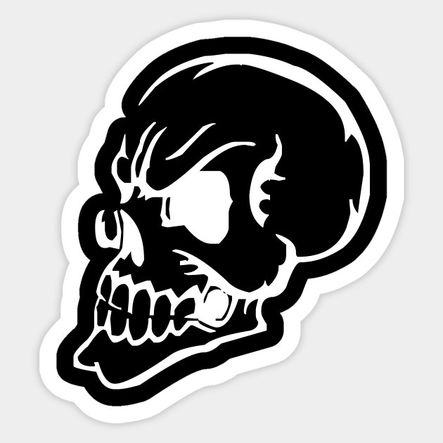 Laugh in the Face of Fear - Horror - Sticker | TeePublic