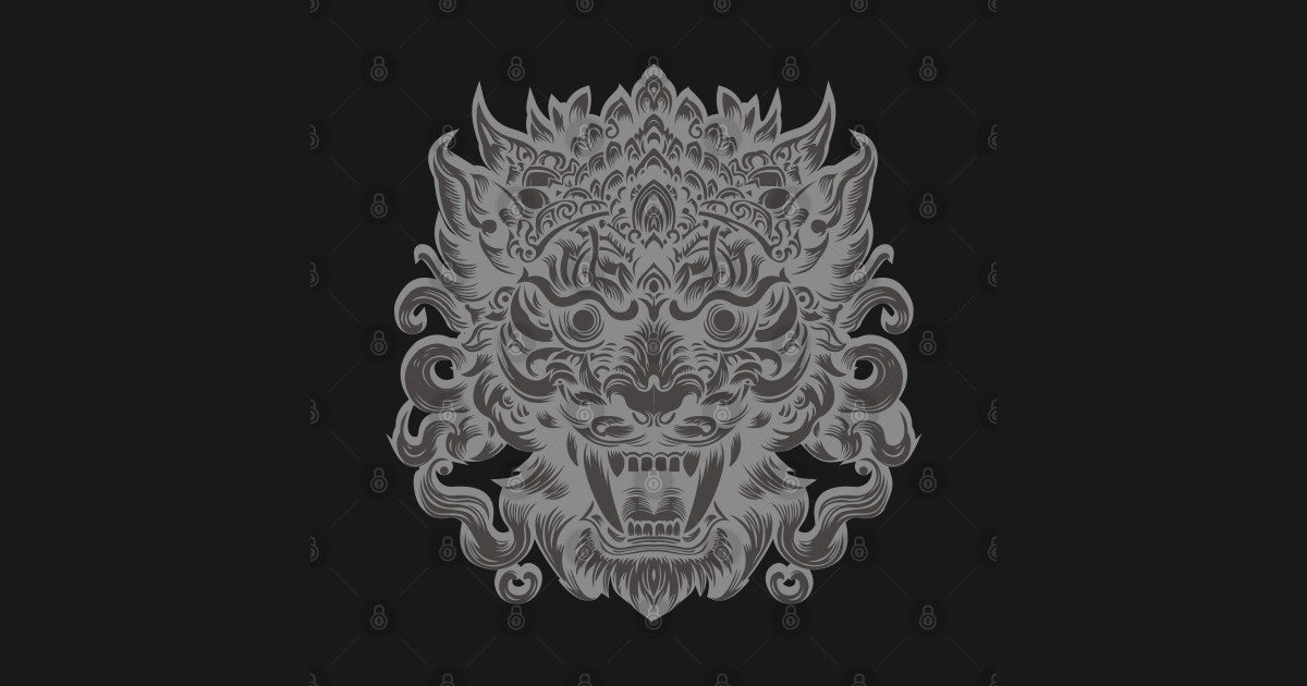 BARONG TIGER T-SHIRT (INVERT COLOR) - Tiger - T-Shirt | TeePublic
