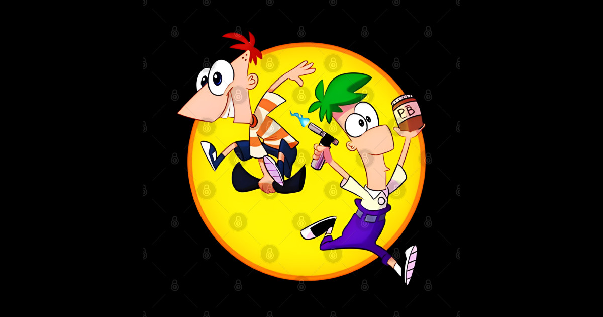 phineas and ferb - Phineas And Ferb - Sticker | TeePublic