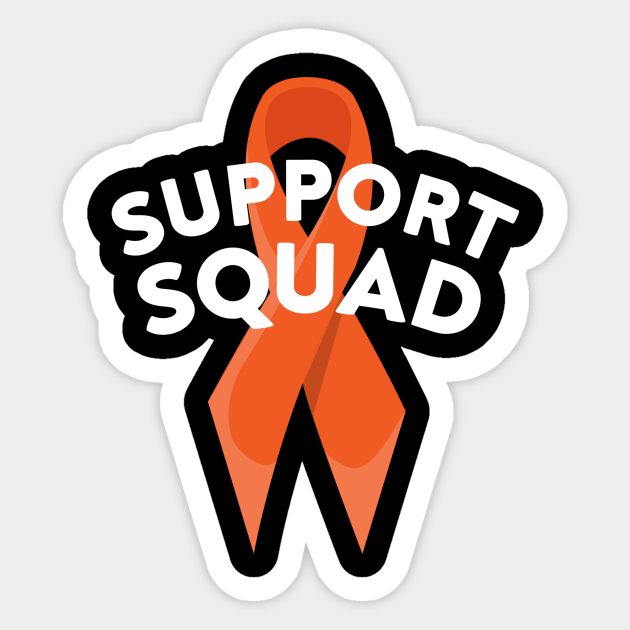 Leukemia Support Squad - Leukemia - Sticker | TeePublic
