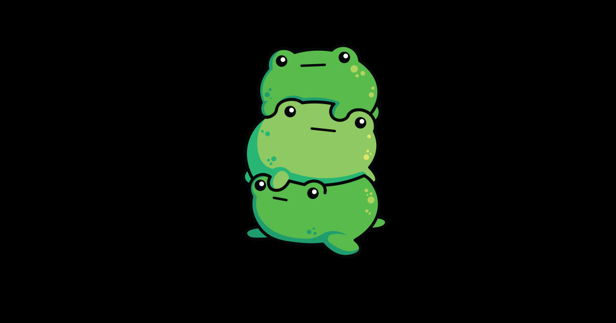 Just a Stack o Frogs - Frogs - Magnet | TeePublic