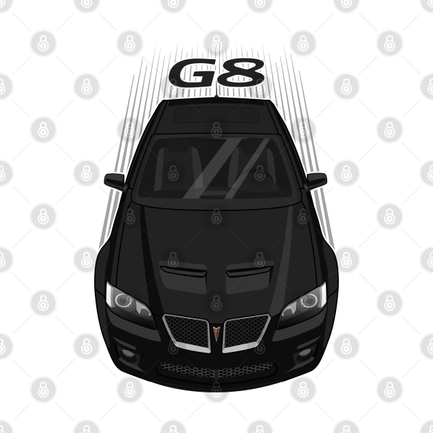Pontiac G8 2008-2009 - Black - Pontiac G8 2008 - T-Shirt | TeePublic