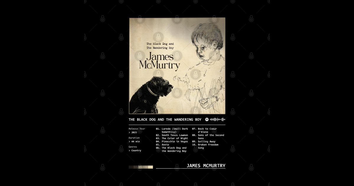 The Black Dog and the Wandering Boy (2025) by James McMurtry - James ...