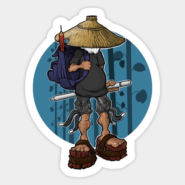 The Ronin Artist - Artistlife - Sticker | TeePublic