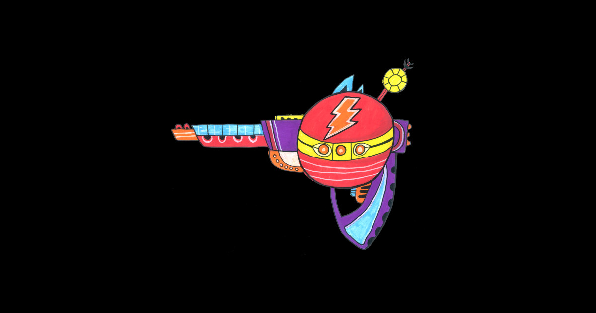 Alien Lightning Blaster - Ray Gun - Posters and Art Prints | TeePublic