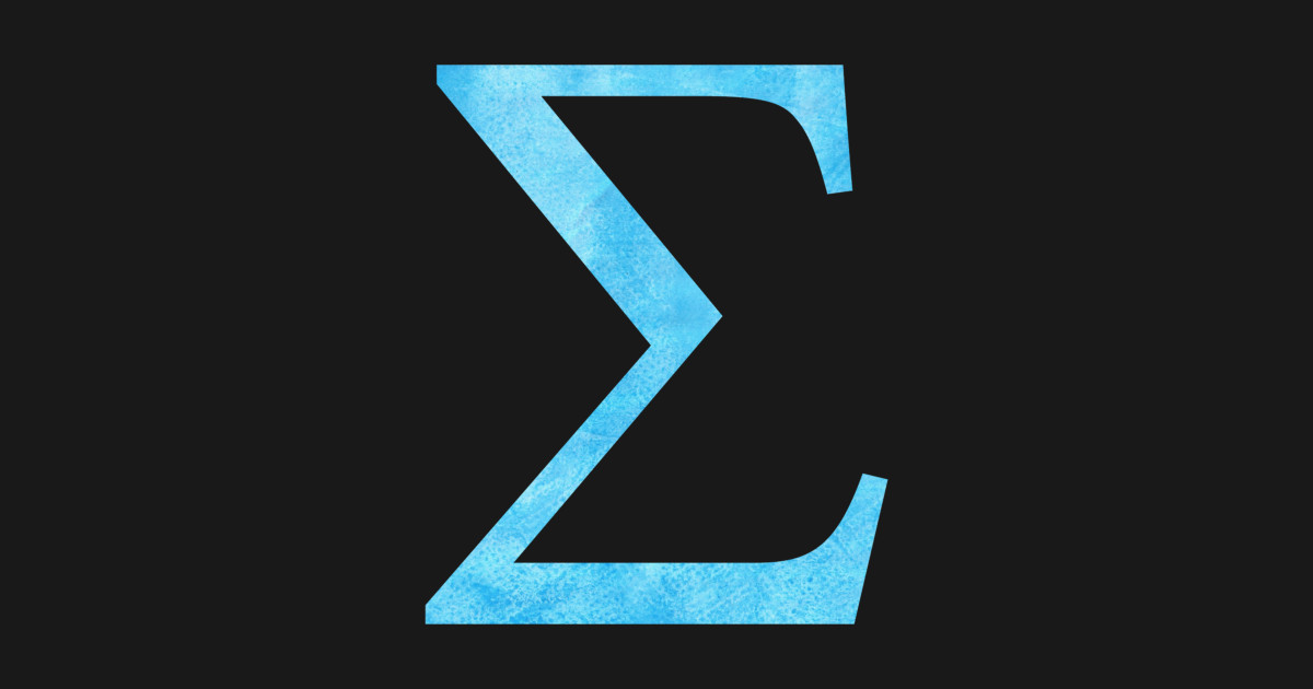 Blue Sigma - Sigma - T-Shirt | TeePublic