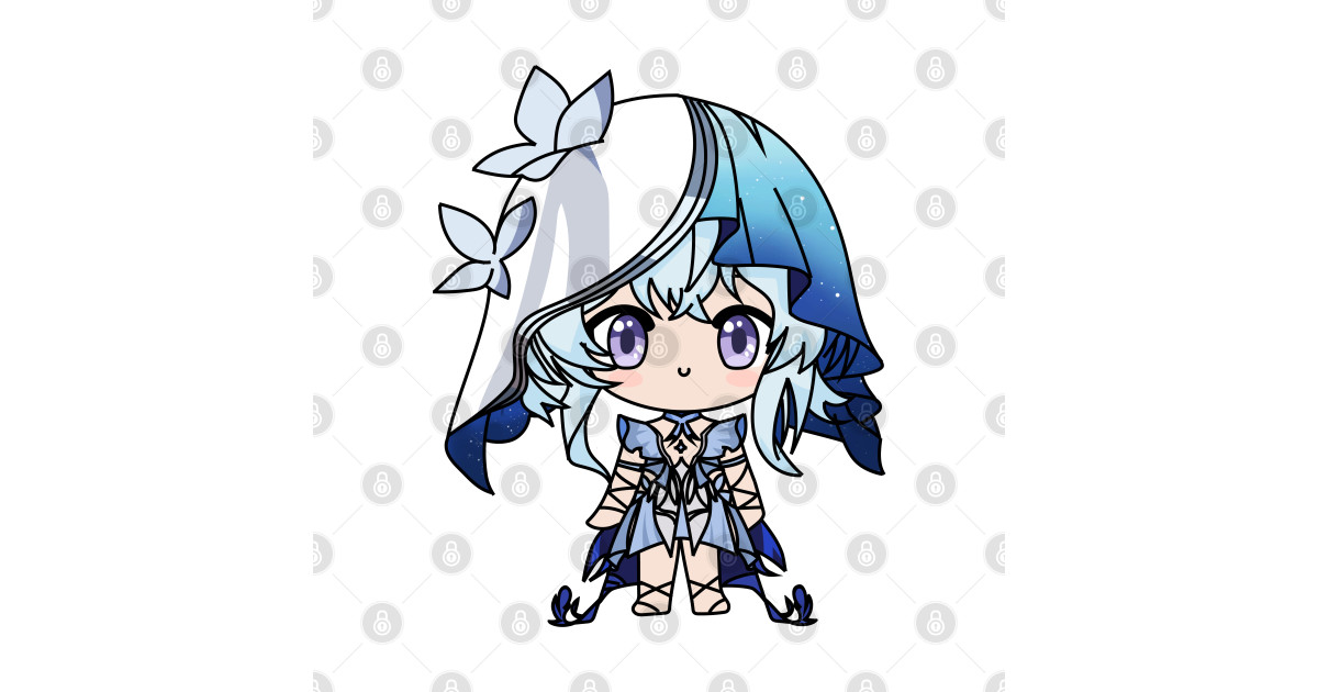 Chibi Shore Keeper Wuthering Waves - Wuthering Waves - T-Shirt | TeePublic