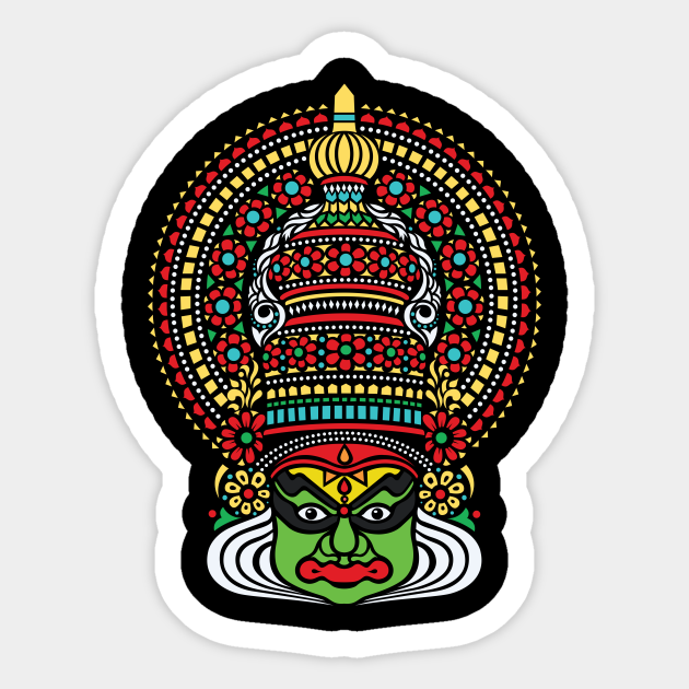 Kathakali - Kathakali - Sticker | TeePublic