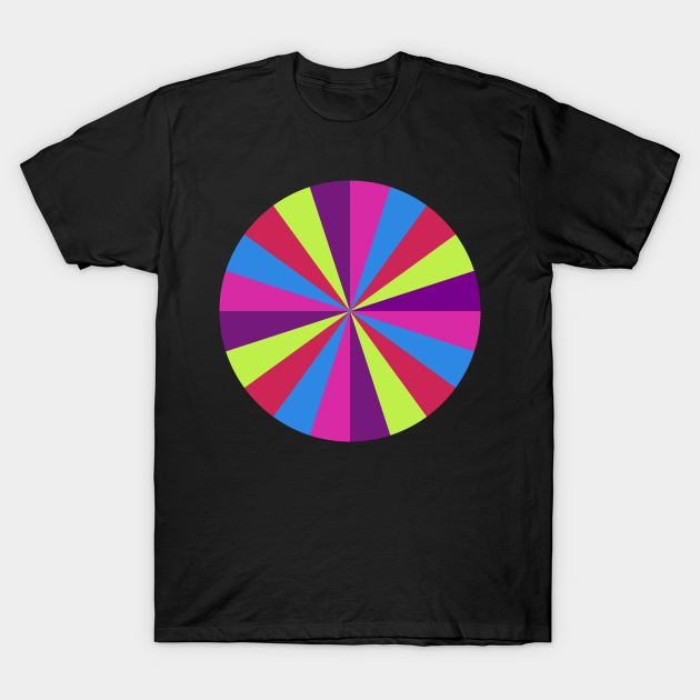 90s Color Wheel - 90s Color Wheel - T-Shirt | TeePublic