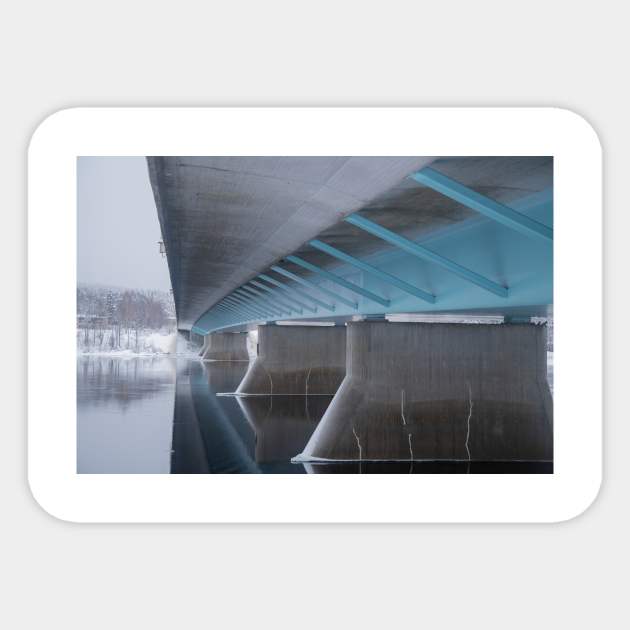 Under the Bridge - Bridge Underside - Sticker | TeePublic