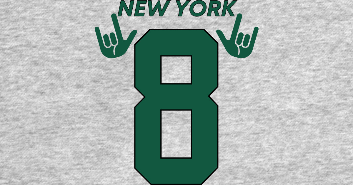 NY Jets Number AR8 Hands - Ny Jets Football - T-Shirt | TeePublic