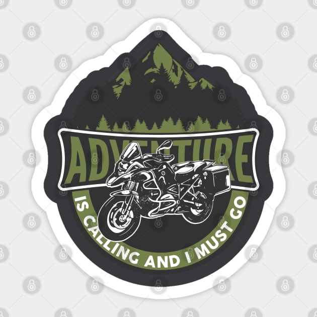 GS Adventure - Adventure Bike - Sticker | TeePublic