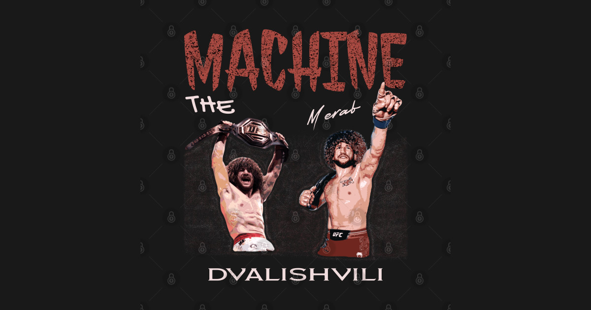 Merab "The Machine" Dvalishvili - Merab Dvalishvili - T-Shirt | TeePublic