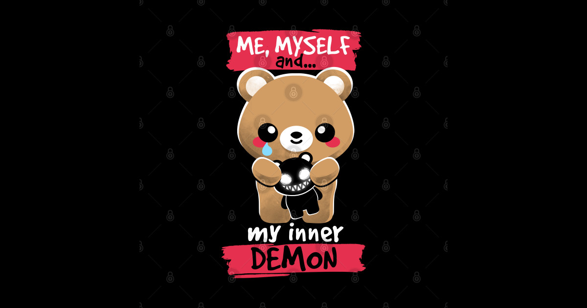My inner demon - Inner Demon - Sticker | TeePublic