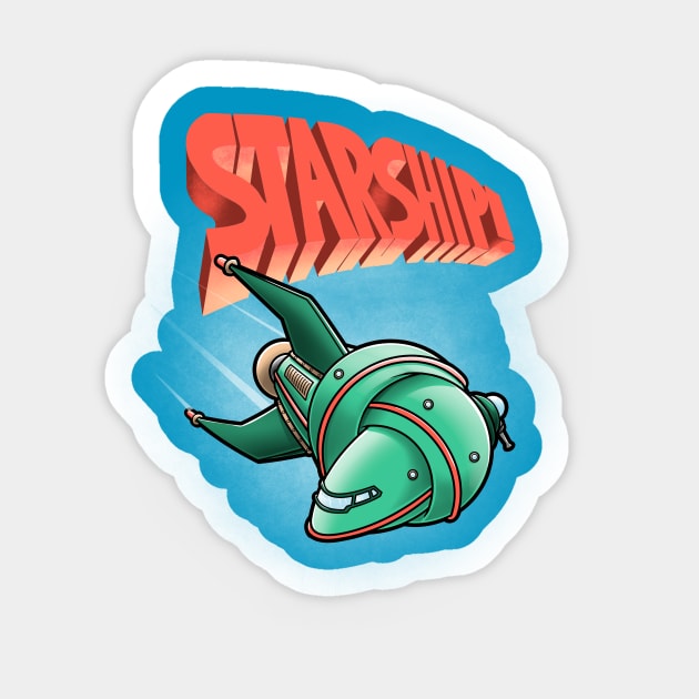 Starship - Starship - Sticker | TeePublic