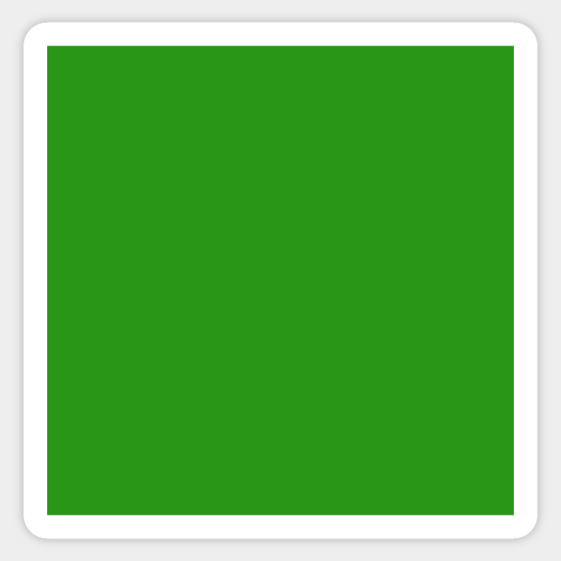 Slimy Green Solid Color - Slimy Green Solid Color - Sticker | TeePublic
