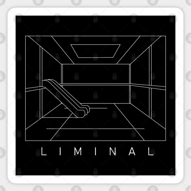 LIMINAL Space - Ghost Mall - Liminal - Sticker | TeePublic