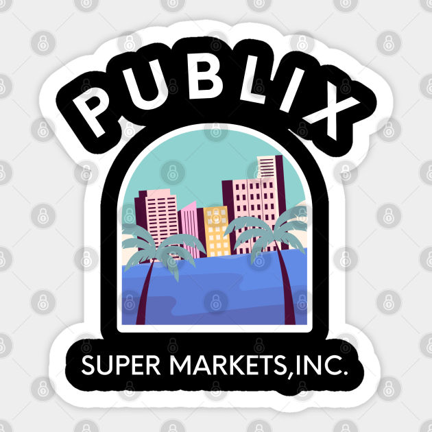 Publix ---- Vintage Store - Publix - Sticker | TeePublic