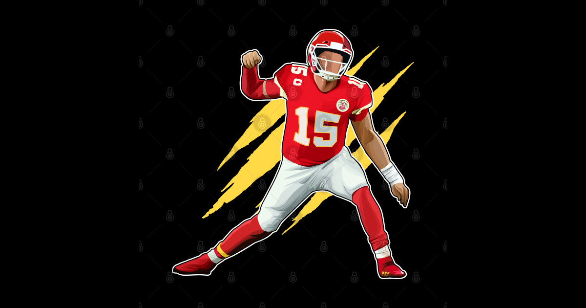 Patrick Mahomes Touchdown Pounch #15 Claw - Patrick Mahomes - Posters ...