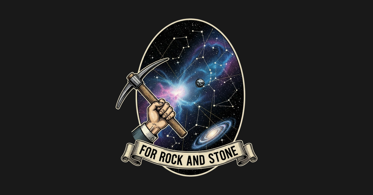 For Rock and Stone Pickaxe Galaxy - For Rock And Stone Pickaxe Galaxy ...