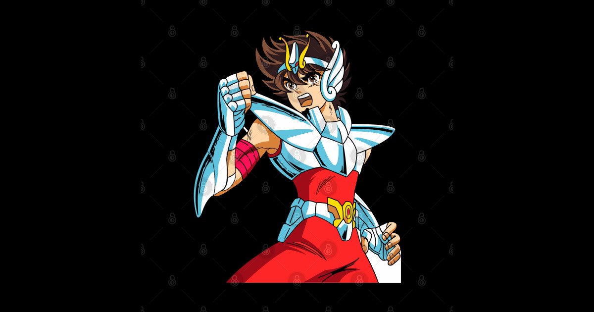 Manga rack anime - Pegasus Seiya - Sticker | TeePublic