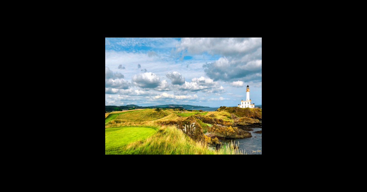 9th Hole at Turnberry Golf Club - Golf - Sticker | TeePublic