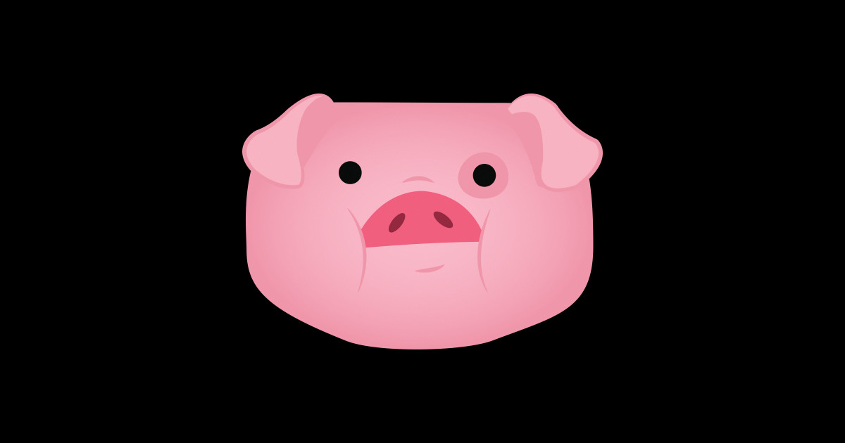 Mr. Waddles Face - Gravity Falls - Mabel - Sticker | TeePublic