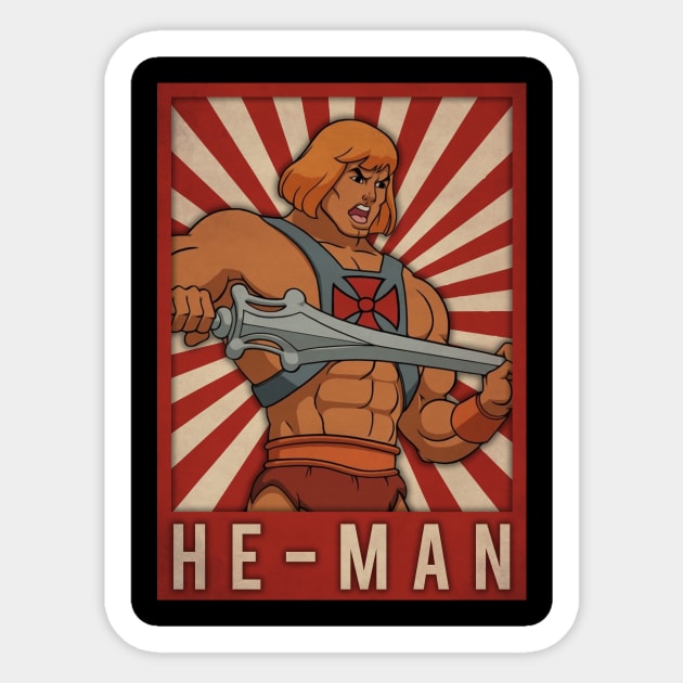 He-Man - He Man - Sticker | TeePublic
