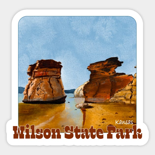 Wilson State Park, Kansas - Kansas State Parks - Sticker | TeePublic